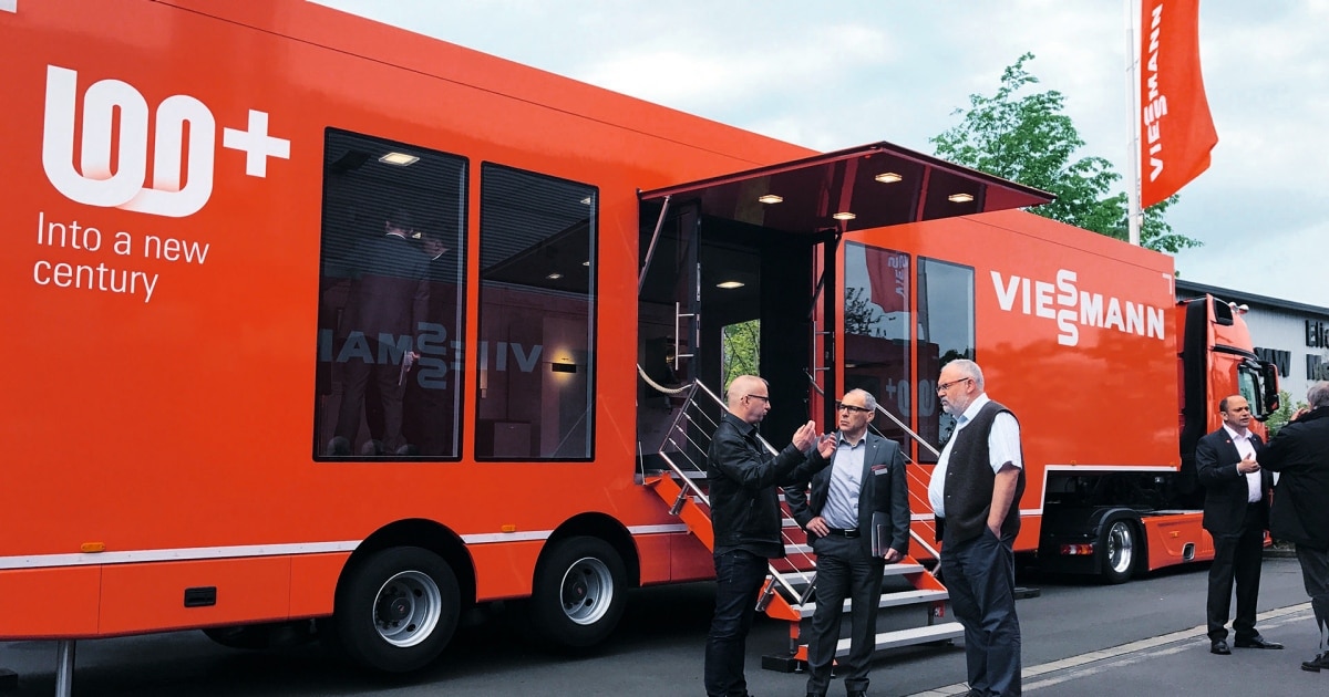 Viessmanns mässtrailer i Sverige | Viessmann SE