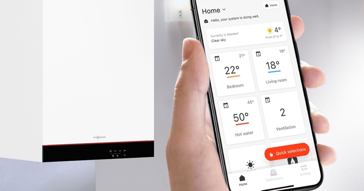 ViCare app - styr ditt värmesystem på distans | Viessmann SE